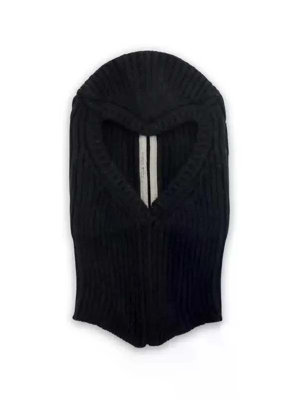 Rick Owens Ribbed-knit Balaclava - Black