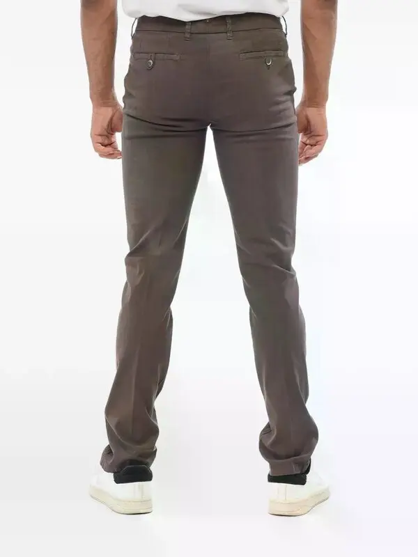 Corneliani Linen-blend Chino Trousers