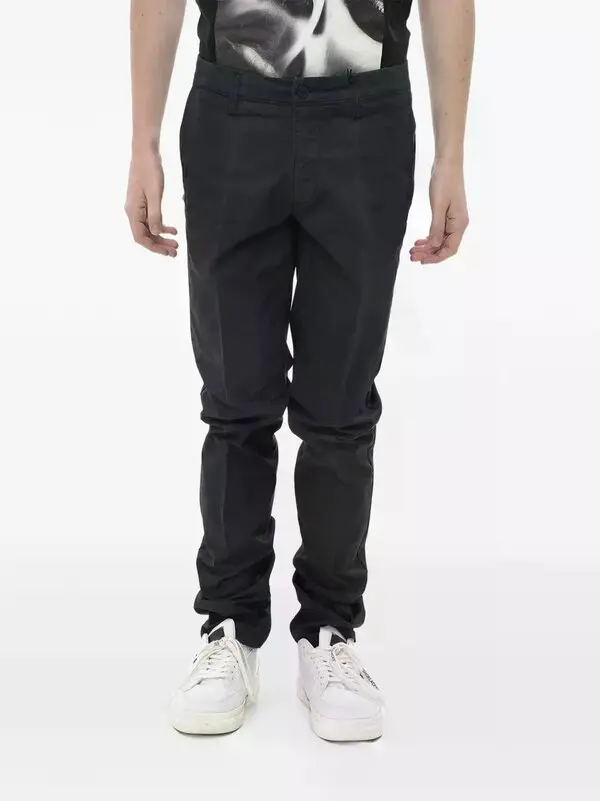 Corneliani Belt-loop Chino Trousers - Blue