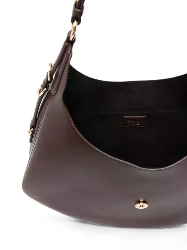 GANNI Butterfly Logo-plaque Shoulder Bag