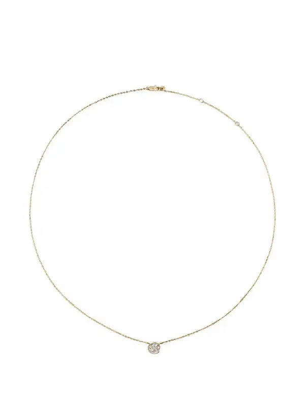 Monica Vinader Mv Siren™ Solitaire Diamond Necklace - Gold