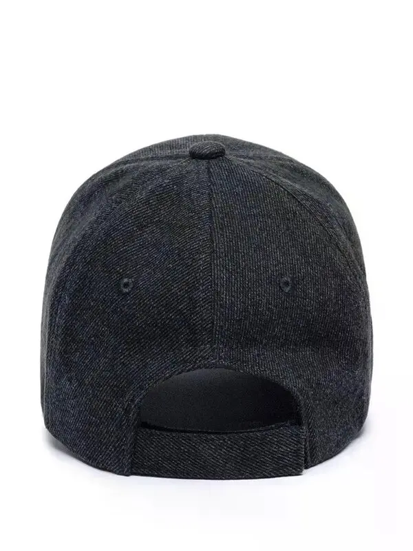 Ruslan Baginskiy Crystal-embroidered Denim Baseball Cap