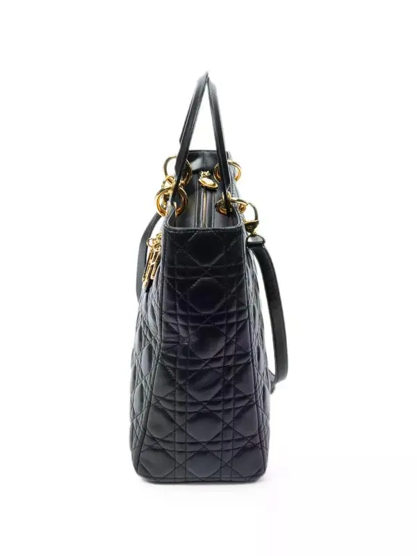 Dior Large Lady Tote Bag - Black