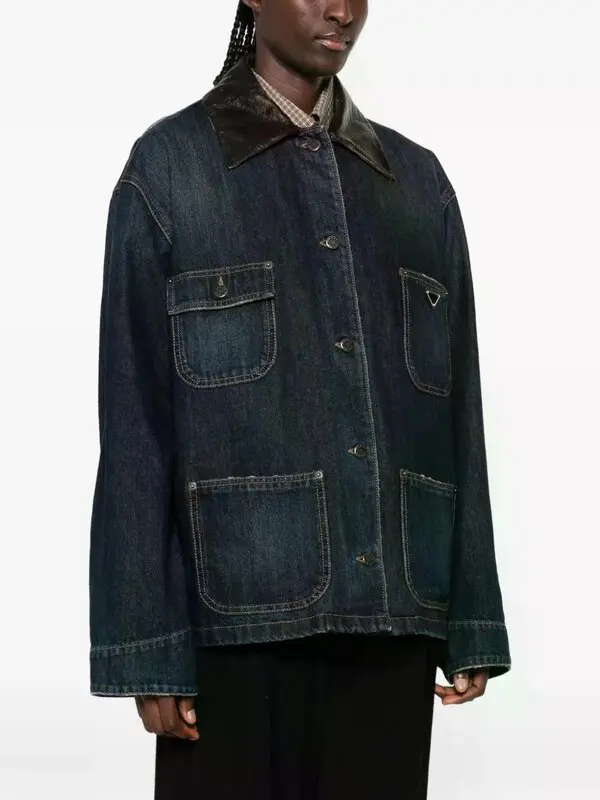 Prada Button-fastening Denim Jacket