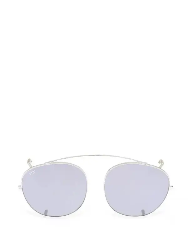 OAMC Pilot-frame Clip-on Sunglasses - Silver
