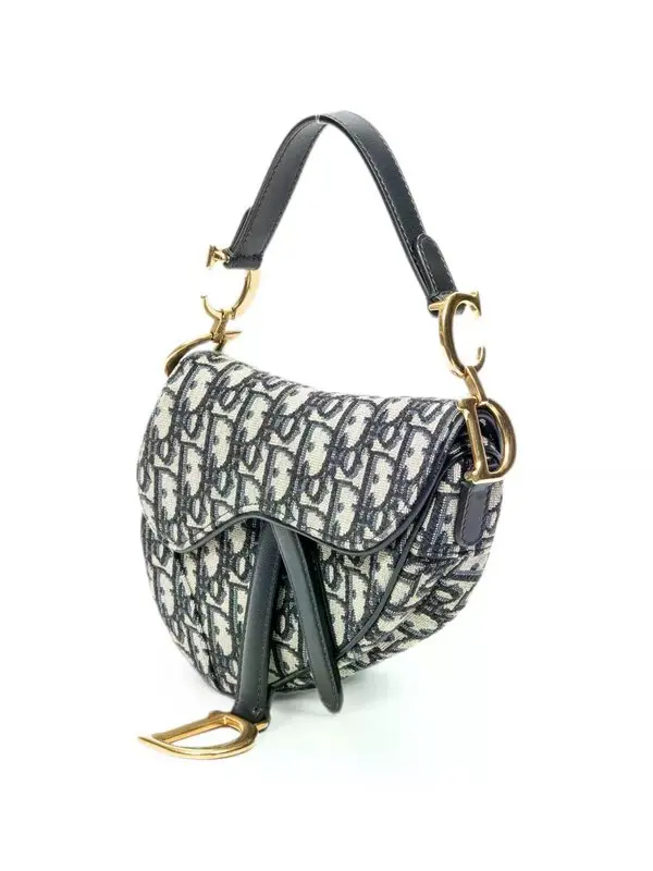 Dior Mini Saddle Shoulder Bag - Neutrals