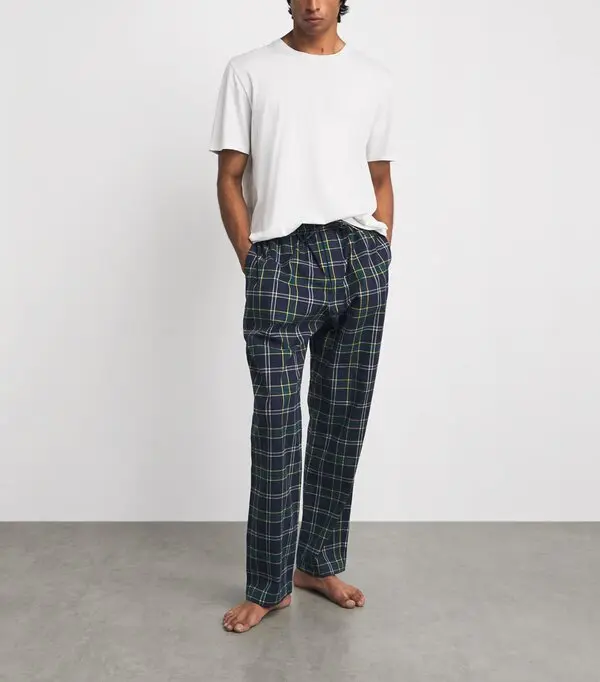Harrods Cotton Tartan Pyjama Trousers