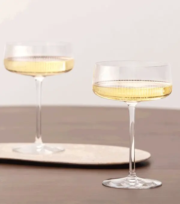 VILLEROY & BOCH Crystal Afina Champagne Coupes