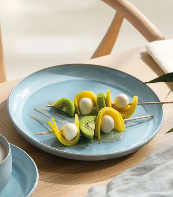 VILLEROY & BOCH Porcelain Perlemor Aqua Plate