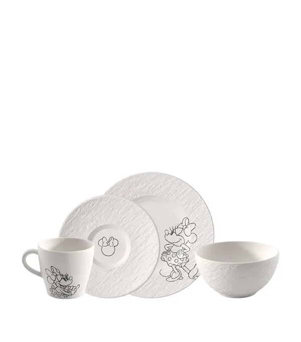 VILLEROY & BOCH Manufacture Minnie Mouse Breakfast Set - White
