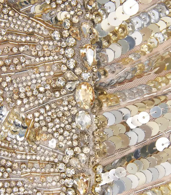 Jenny Packham Embellished Maxi Dress