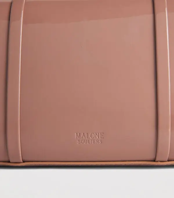 MALONE SOULIERS Patent Leather May Top-handle Bag