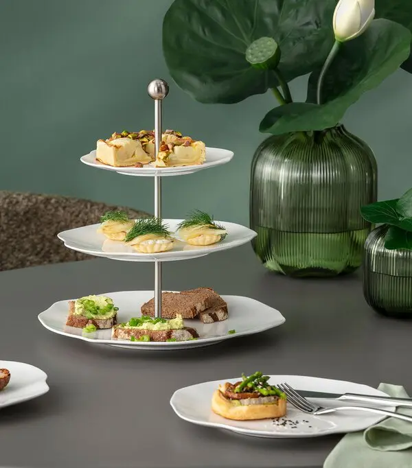 VILLEROY & BOCH Pura 3-tiered Cake Stand