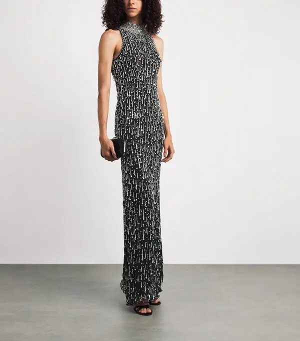 Jenny Packham Embellished Santa Fe Maxi Dress