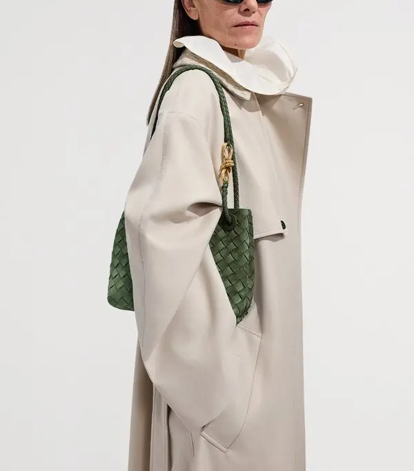 Bottega Veneta Small Suede Andiamo Top-handle Bag