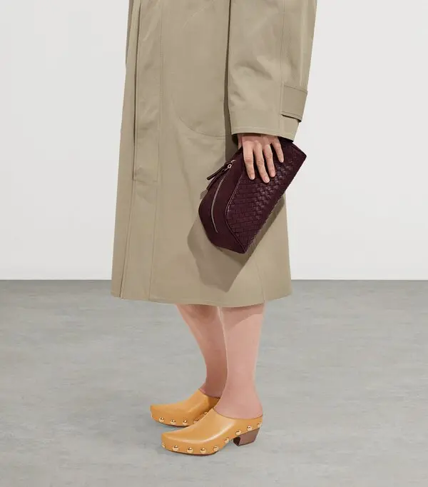 Bottega Veneta Large Leather Nodo Pouch