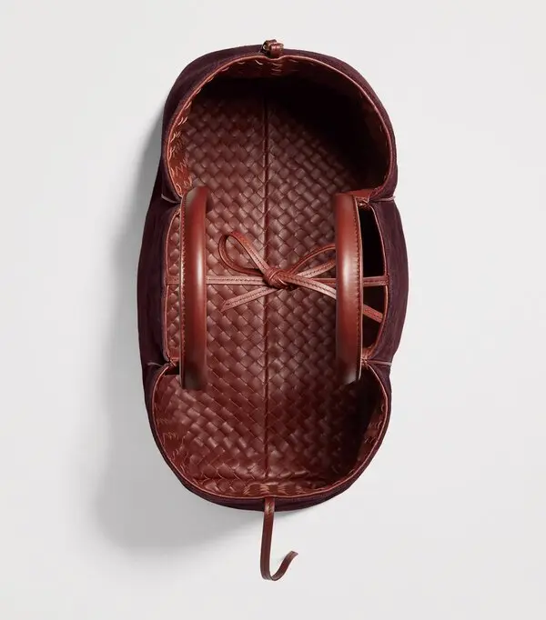 Bottega Veneta Leather Reversible Tote Bag - Grey
