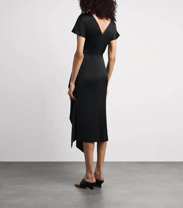 ROKSANDA High-neck Zoa Mini Dress - Black