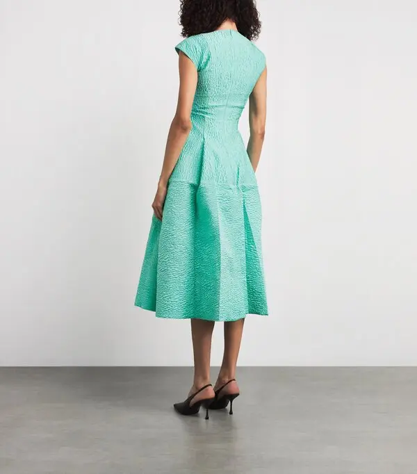 ROKSANDA Kova V-neck Midi Dress