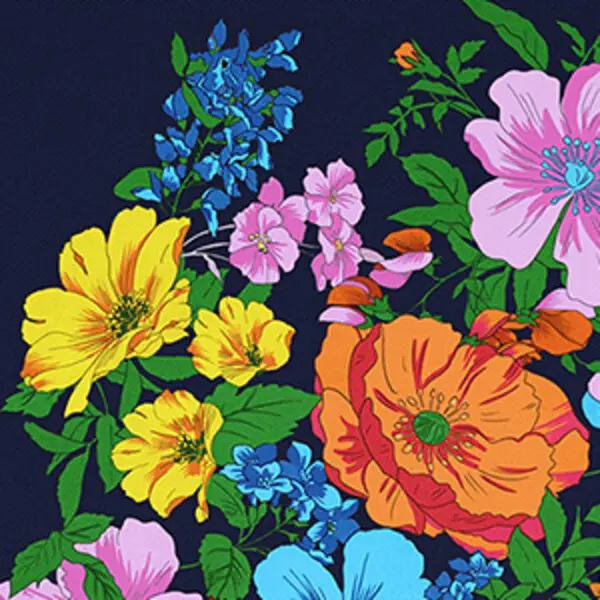 Max Mara Silk Floral Print Scarf