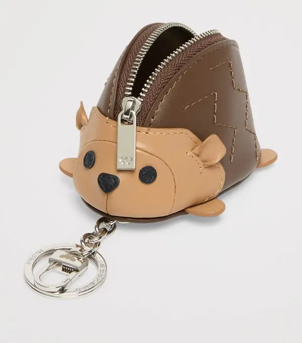 Max Mara Leather Hedgehog Purse Bag Chain