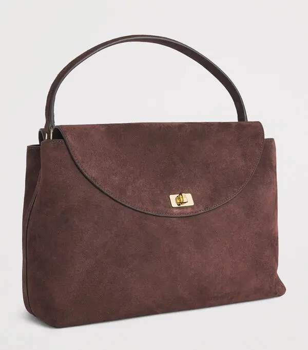 Sandro Suede Le Grand Bazaar Top-handle Bag - Brown