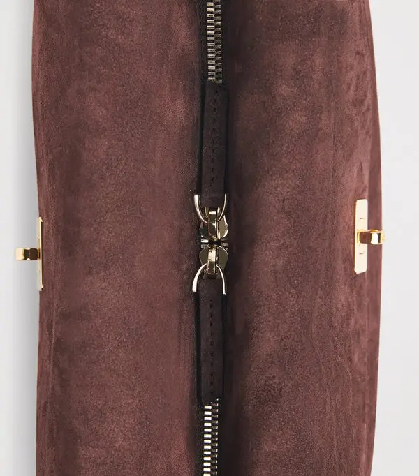 Sandro Mini Suede Le Grand Bazaar Top-handle Bag