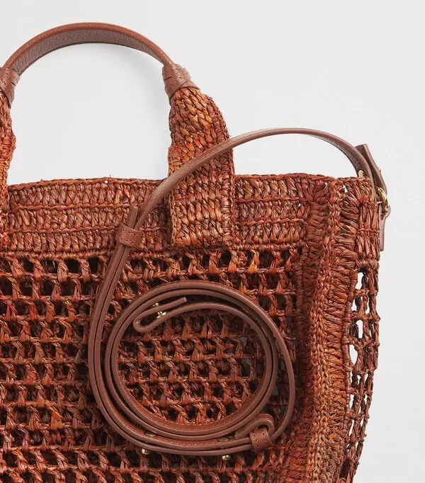 Chloé Small Raffia East-west Tote Bag