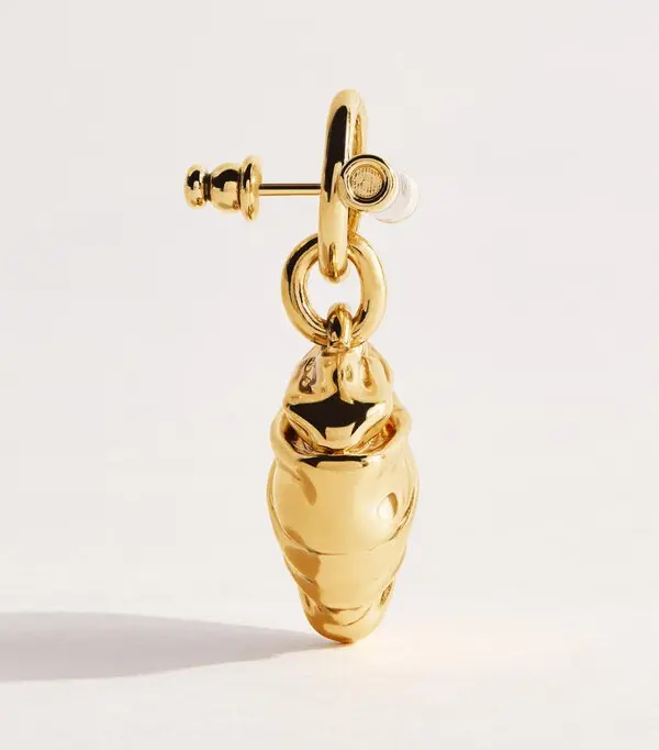 Chloé T-bar Heart Drop Earrings