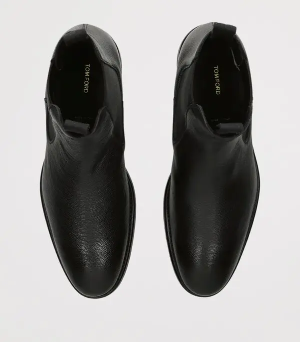 TOM FORD Leather Owen Chelsea Boots