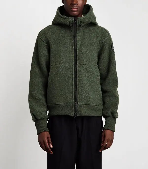 Canada Goose Wool-blend Fleece Chilliwack Bomber Jacket