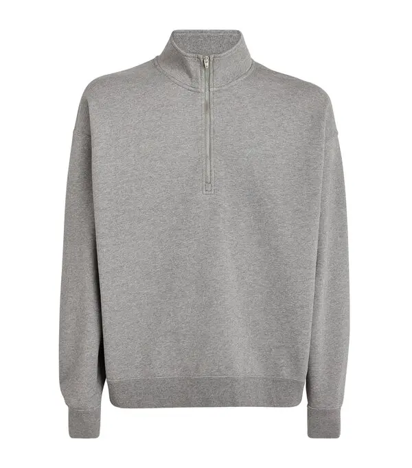 Canada Goose Organic Cotton Rove Quarter-zip Sweatshirt - Grey