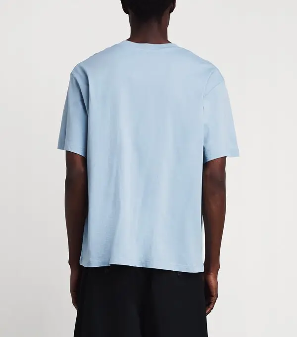 Sandro Cotton Flocked Floral T-shirt