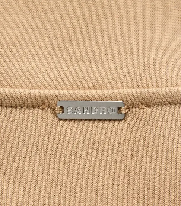 Sandro Cotton Half-zip Sweatshirt