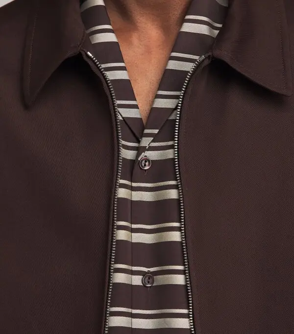Sandro Cotton Collared Jacket
