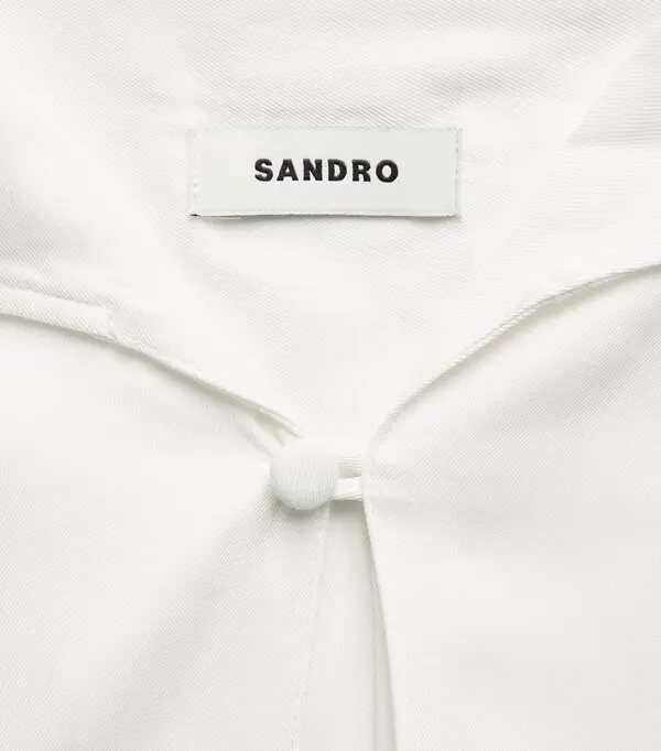Sandro Tunic-effect Shirt - Beige