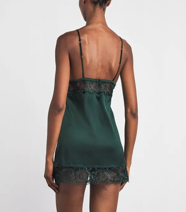 COCO DE MER Lace Arletta Slip Dress