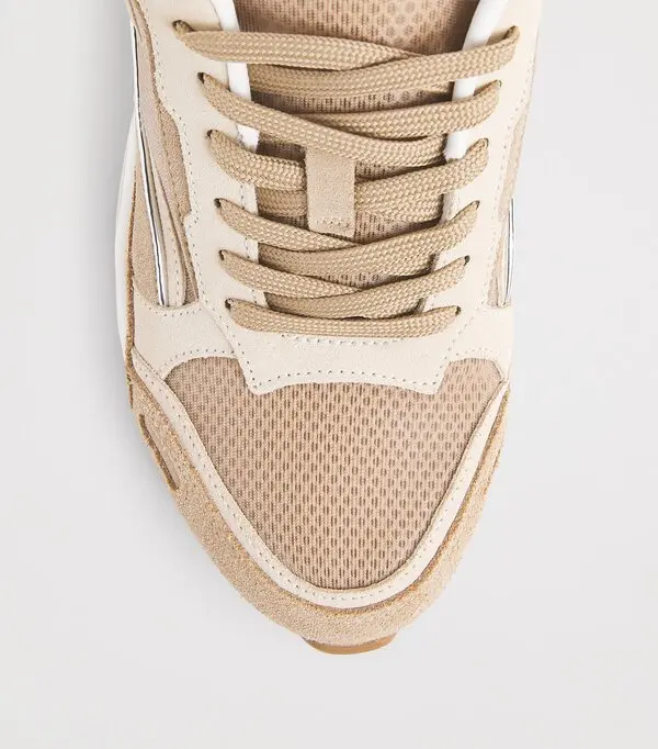 Sandro Suede-trim Flame Sneakers