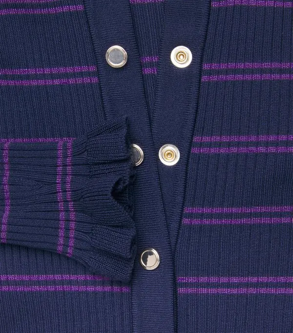 Sandro Knitted Stripe Cardigan