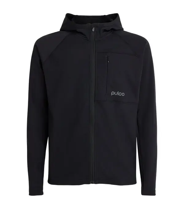 PULCO STUDIOS Full Zip Training Hoodie - Black