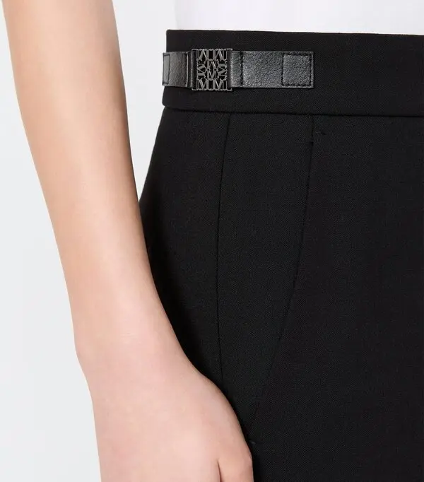 Max Mara Wool-blend Cropped Trousers