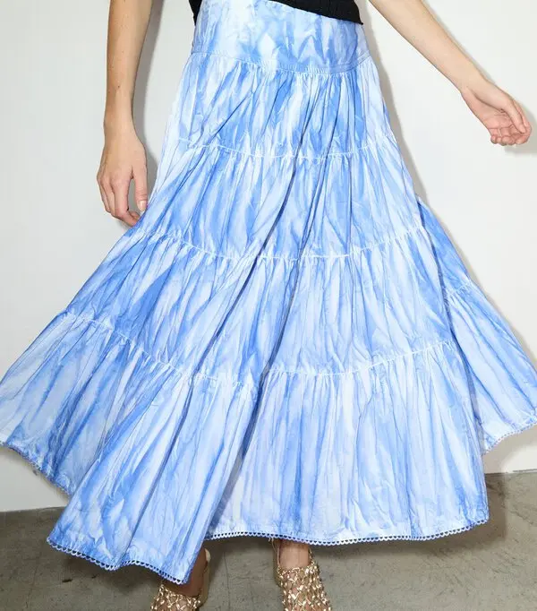 Max & Co. Palomba Tiered Midi Skirt