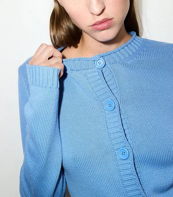 Max & Co. Cotton Embroidered Cardigan