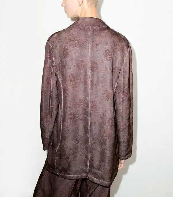 Max & Co. Floral Jacquard Open Blazer