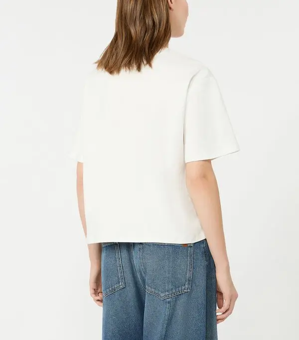 Max Mara Cotton Lake Print T-shirt
