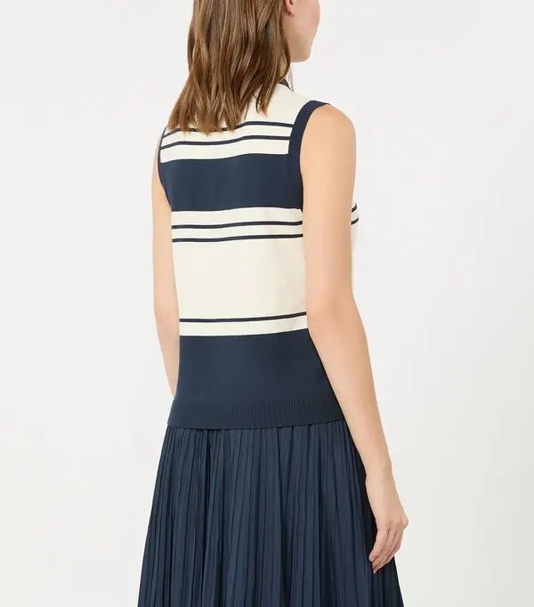 Max Mara Striped Knitted Top