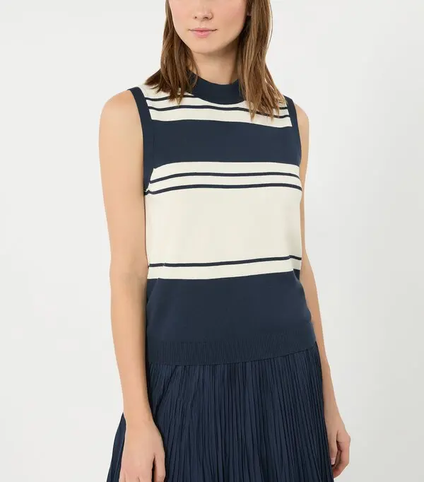 Max Mara Striped Knitted Top