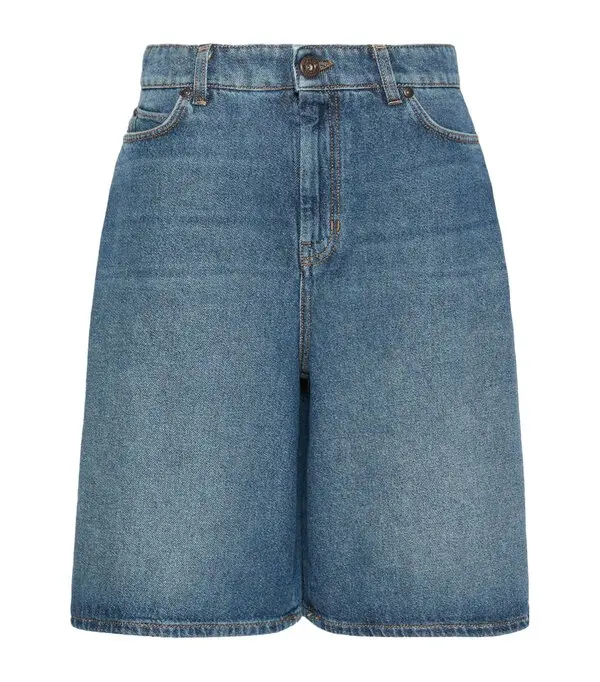Max Mara Denim Shorts - Navy