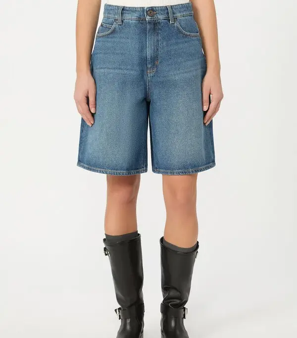 Max Mara Denim Shorts