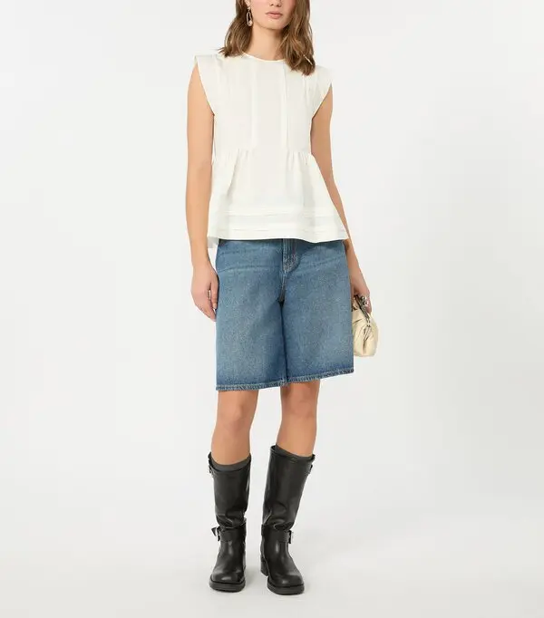 Max Mara Denim Shorts